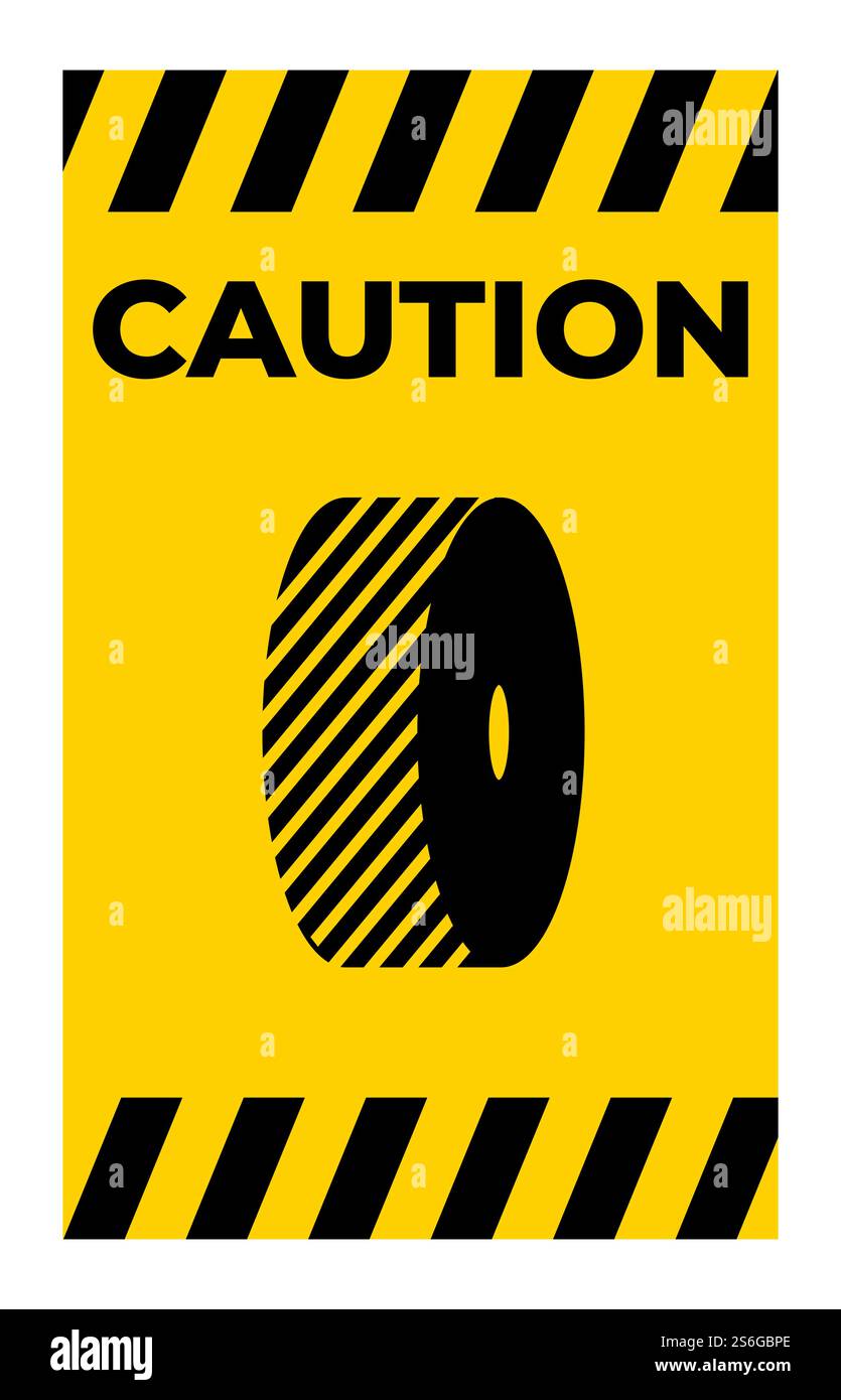 Caution Do Not Change Grinding Wheels Symbol Sign Stock Vector Image ...