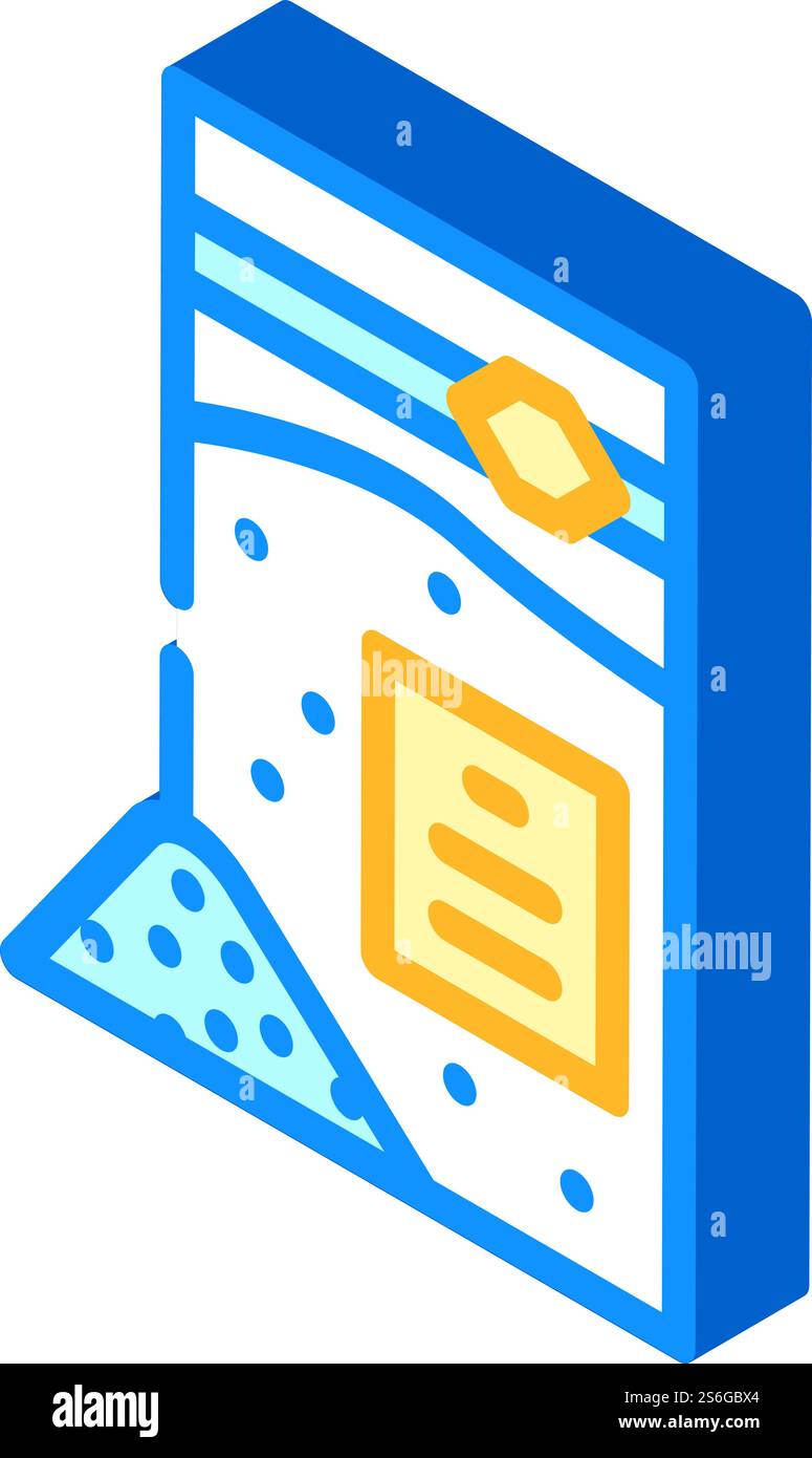 sodium benzoate isometric icon vector. sodium benzoate sign. isolated symbol illustration ...
