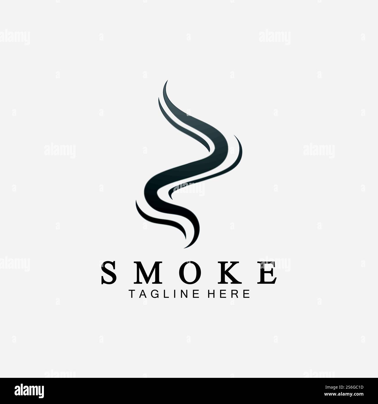 Smoke steam icon logo illustration isolated on white background,Aroma ...