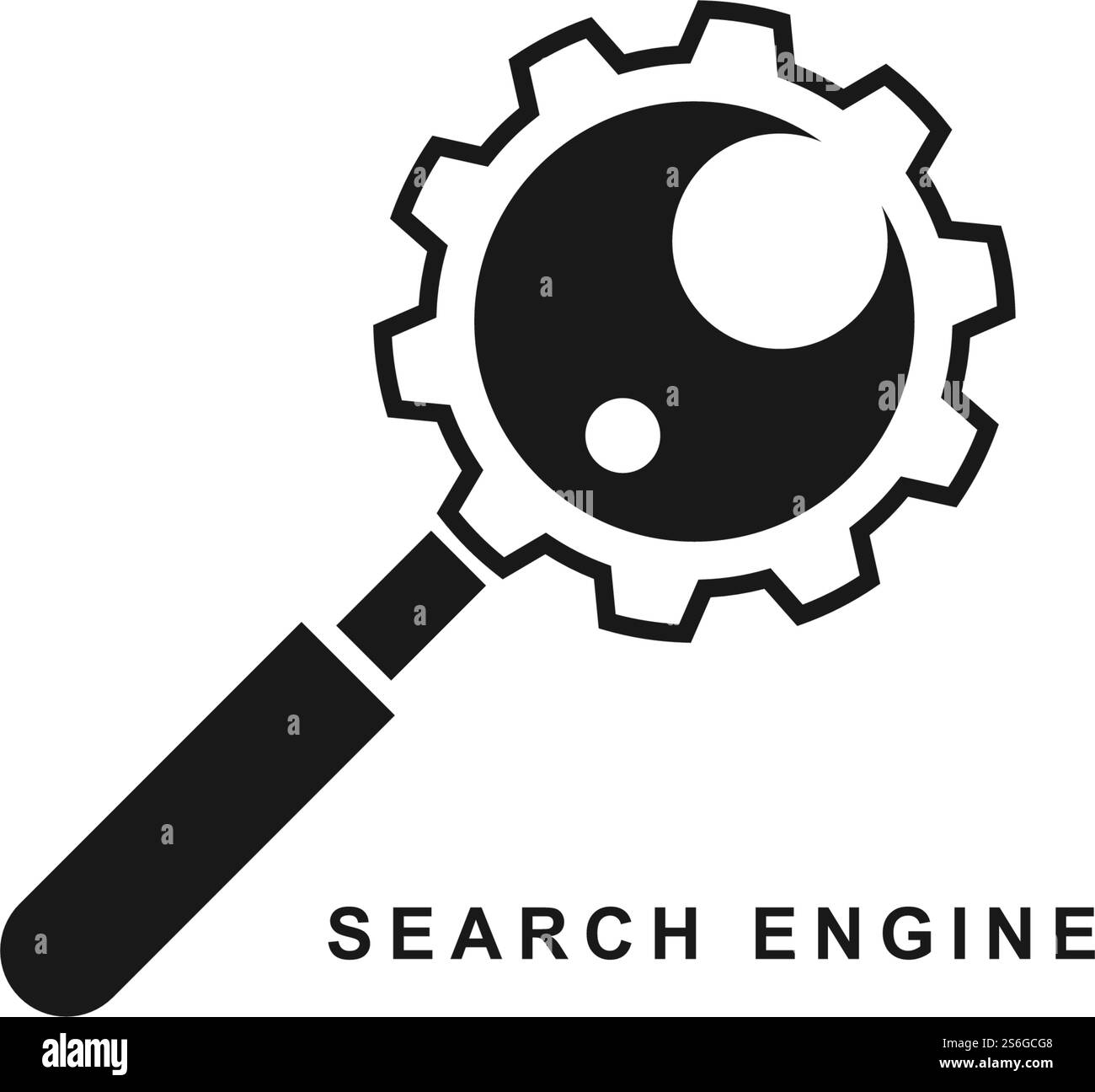 Logo internet search engine Black and White Stock Photos & Images - Alamy