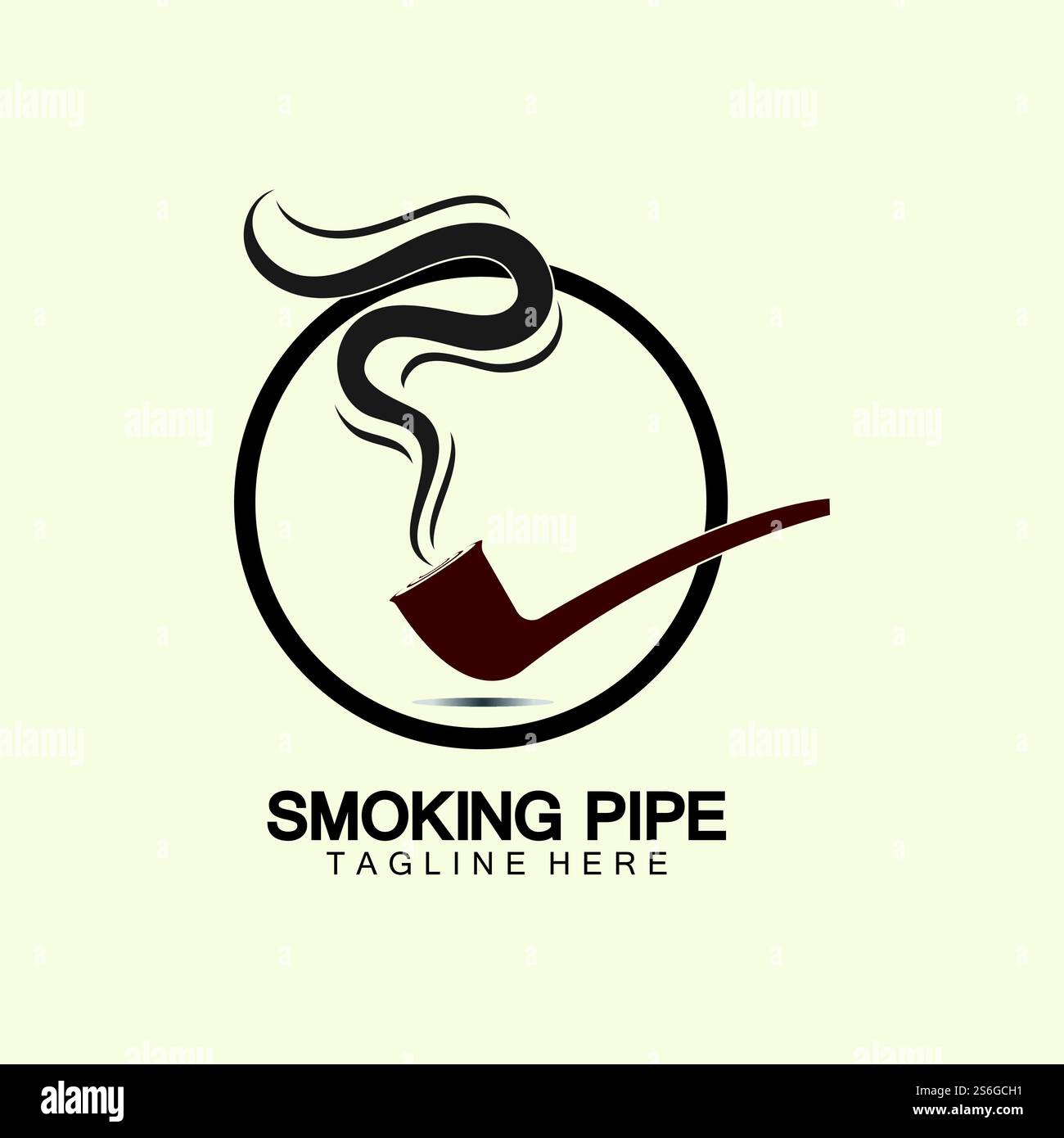 Pipe Smoking Logo icon vector illustration design.Tobacco, cigar, pipe ...
