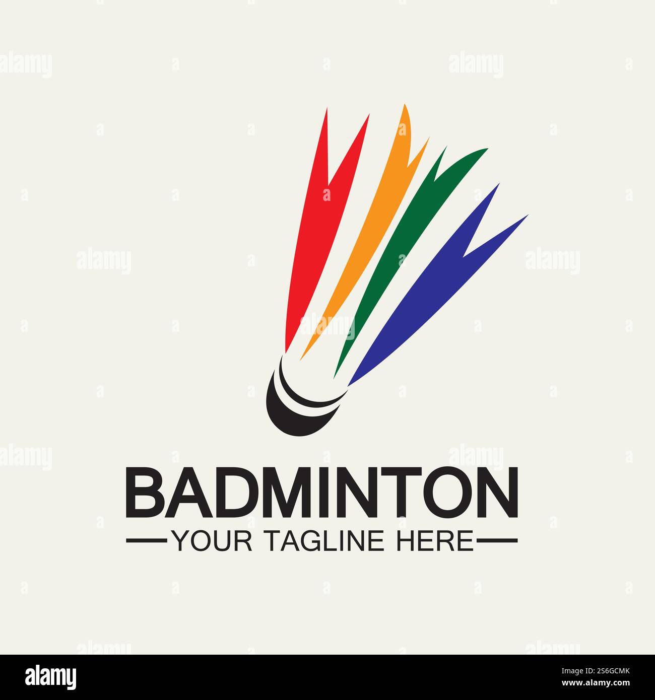 Badminton Logo vector icon illustration design template.Badminton ...