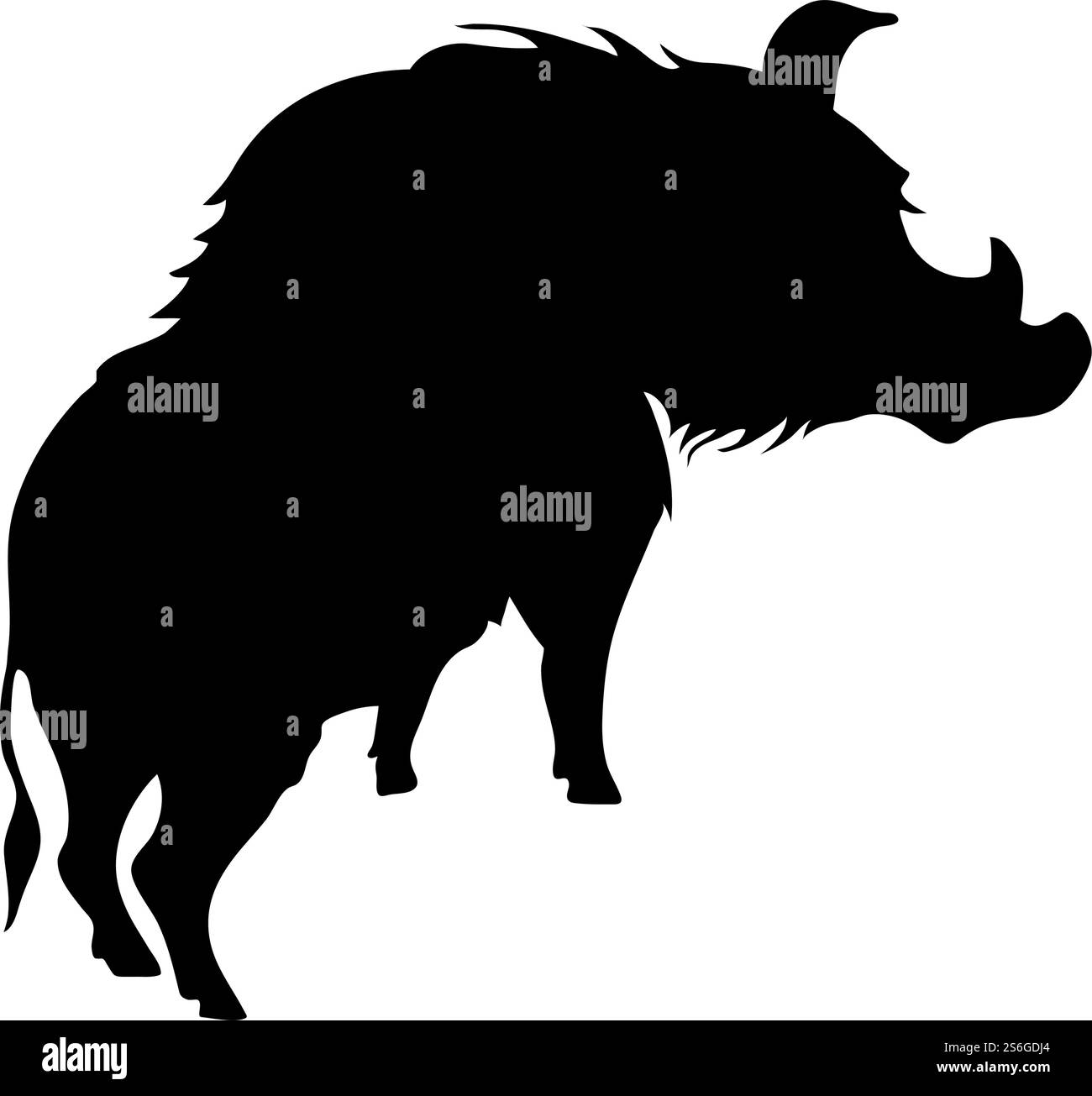 Boar silhouette. Smooth and clean lines. High detailed Boar silhouette ...
