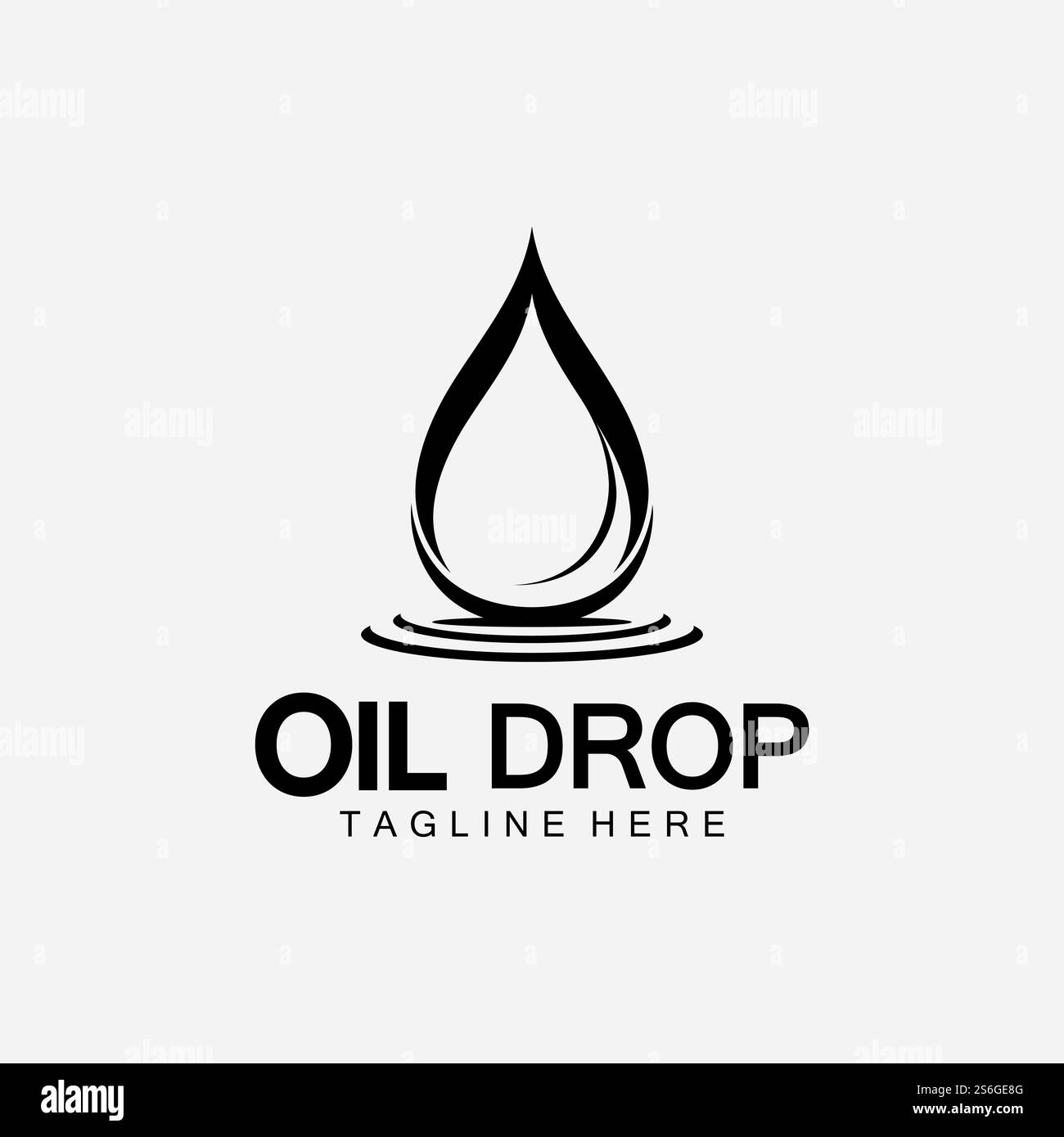 Oil drop logo vector illustration design template,design inspiration ...