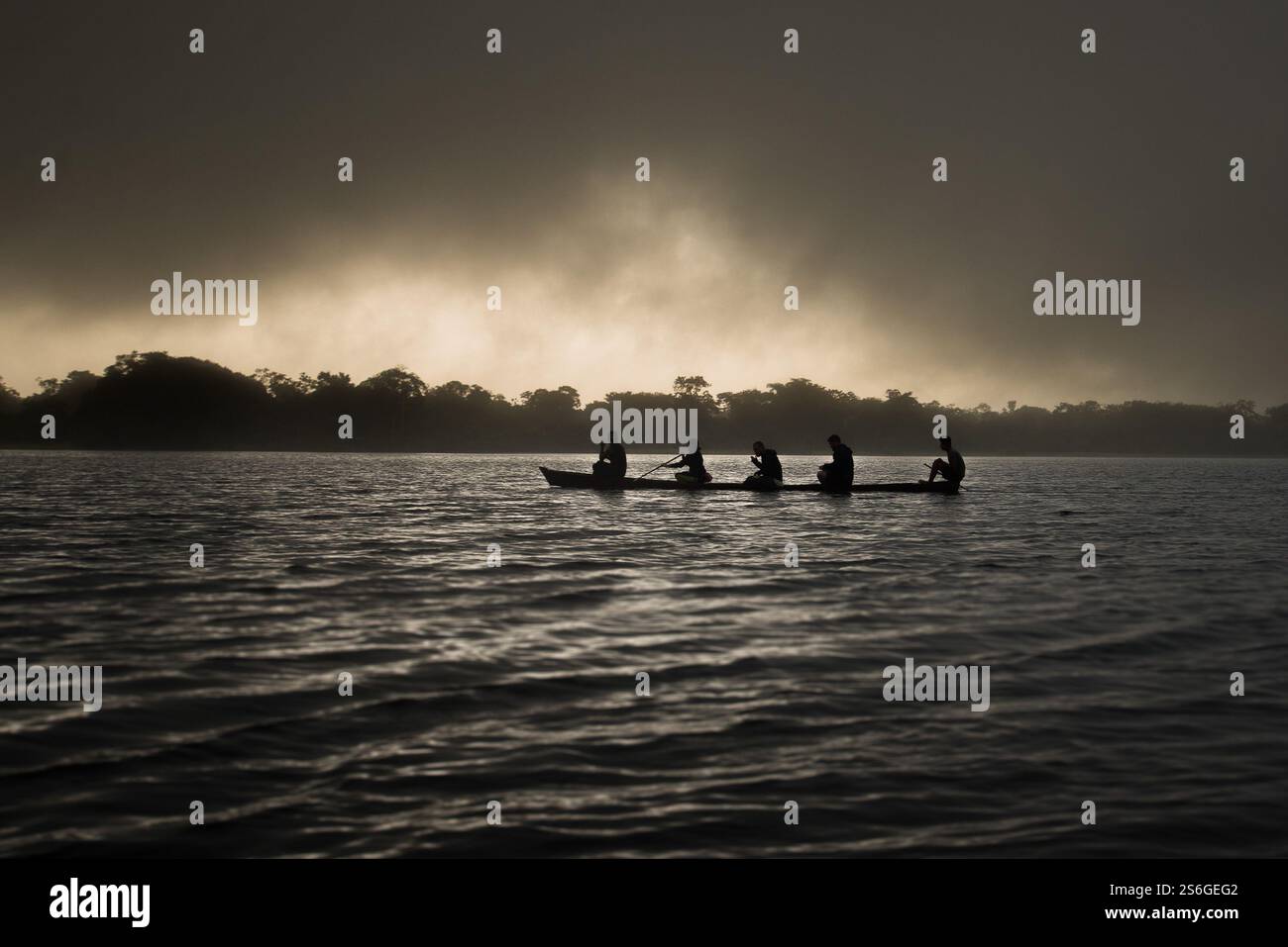 Aufgenommen am 22.7 2019 im Amazonasgebiet im Dreiländereck Kolumbien ...