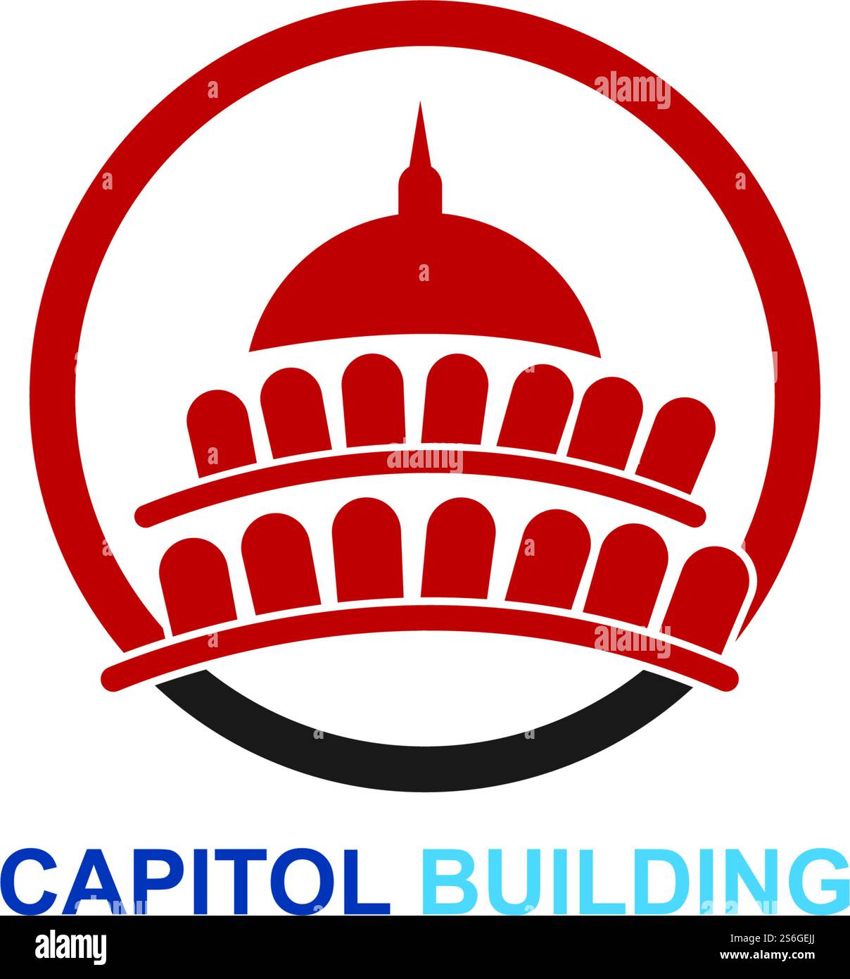 capitol building logo design vector icon Stock Vector Image & Art - Alamy