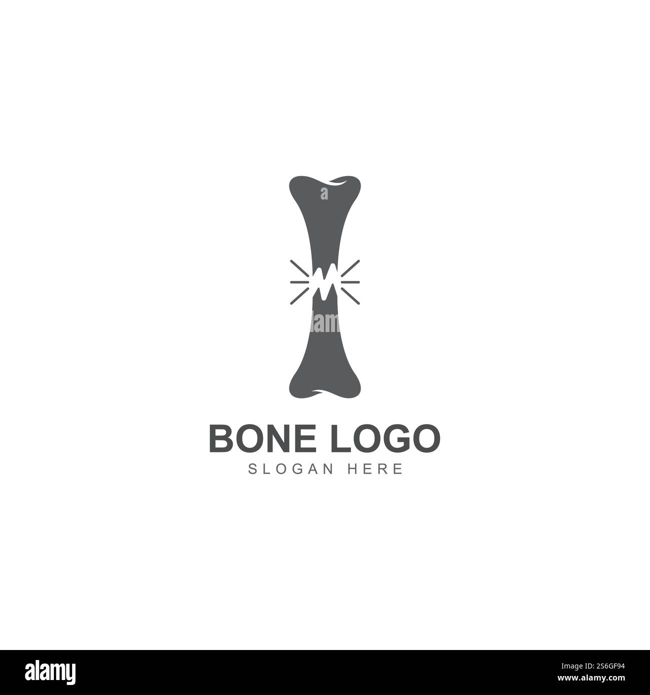 bone logo icon vector design Stock Vector Image & Art - Alamy