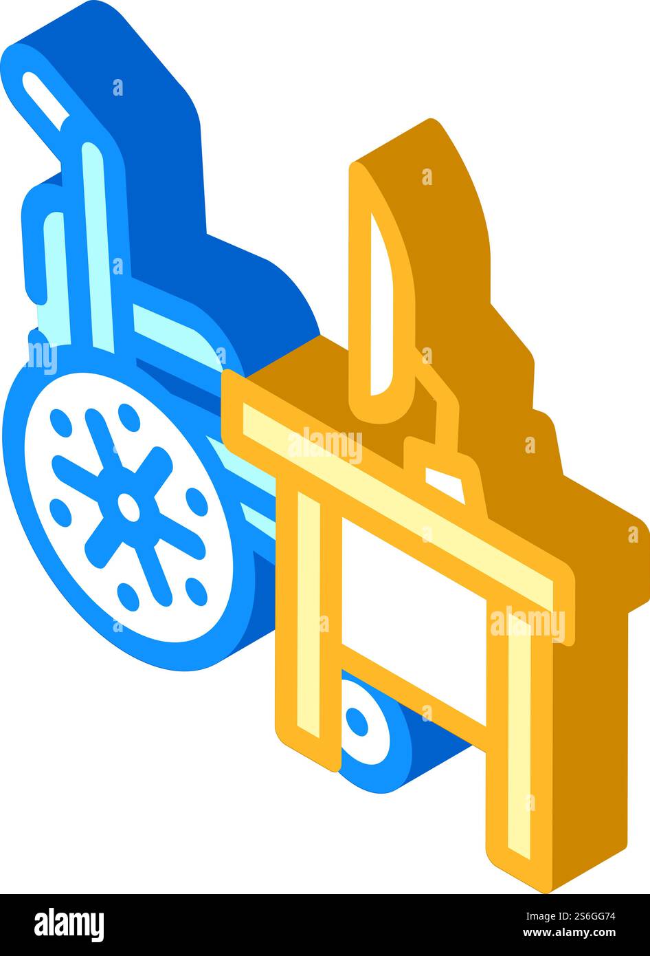 working from home inclusive life isometric icon vector. working from ...