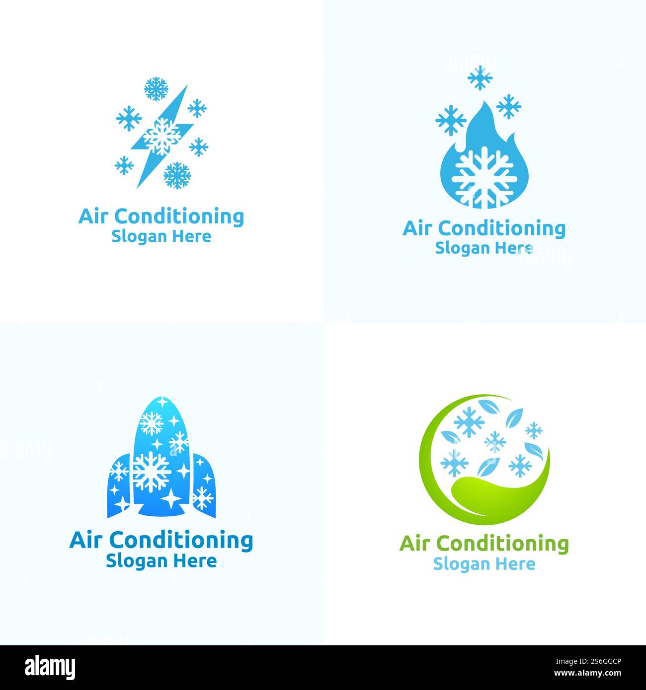 Air Conditioning and Heating Services Logo Design Stock Vector Image ...