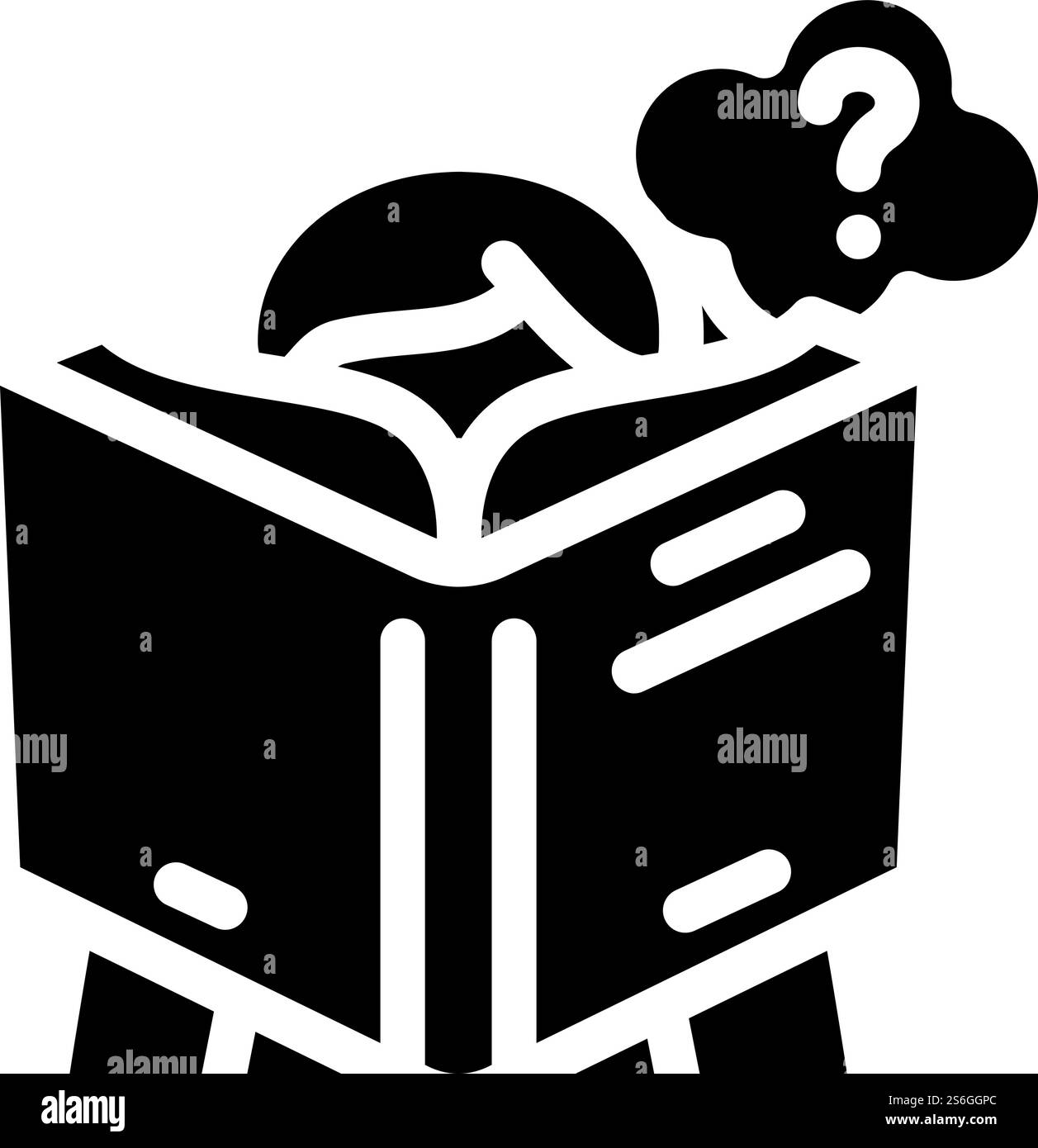 Memory training glyph icon Cut Out Stock Images & Pictures - Alamy