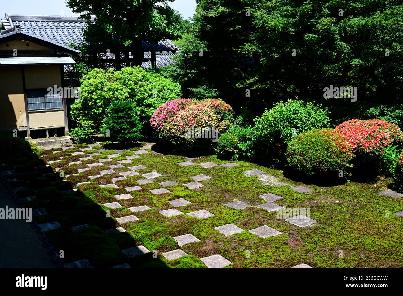 Tofuku-ji zen temple, Kyoto, Japan. The North Garden of the Hojo was ...
