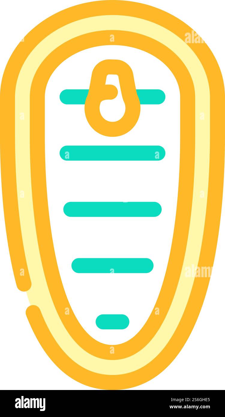 top view of canned food color icon vector. top view of canned food sign ...