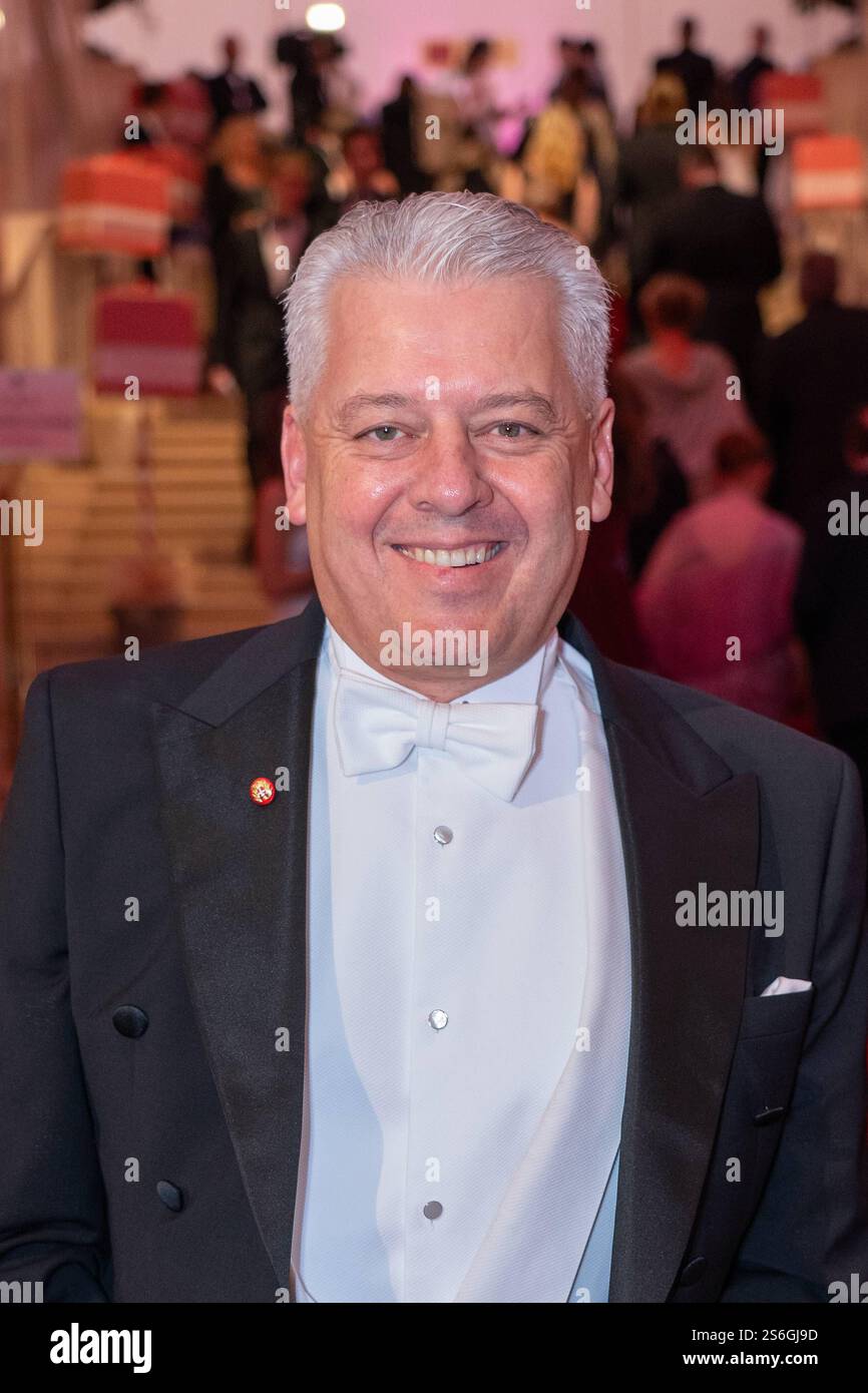 Vienna, Austria. 16th Jan, 2025. Zuckerbäckerball at Wiener Hofburg in ...