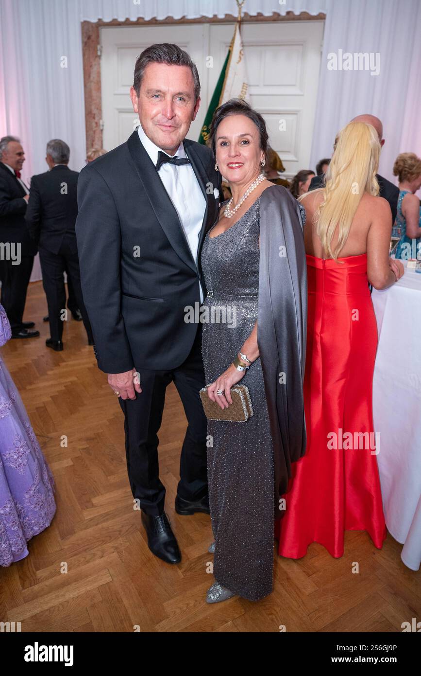 Vienna, Austria. 16th Jan, 2025. Zuckerbäckerball at Wiener Hofburg in Vienna on January 16 ...