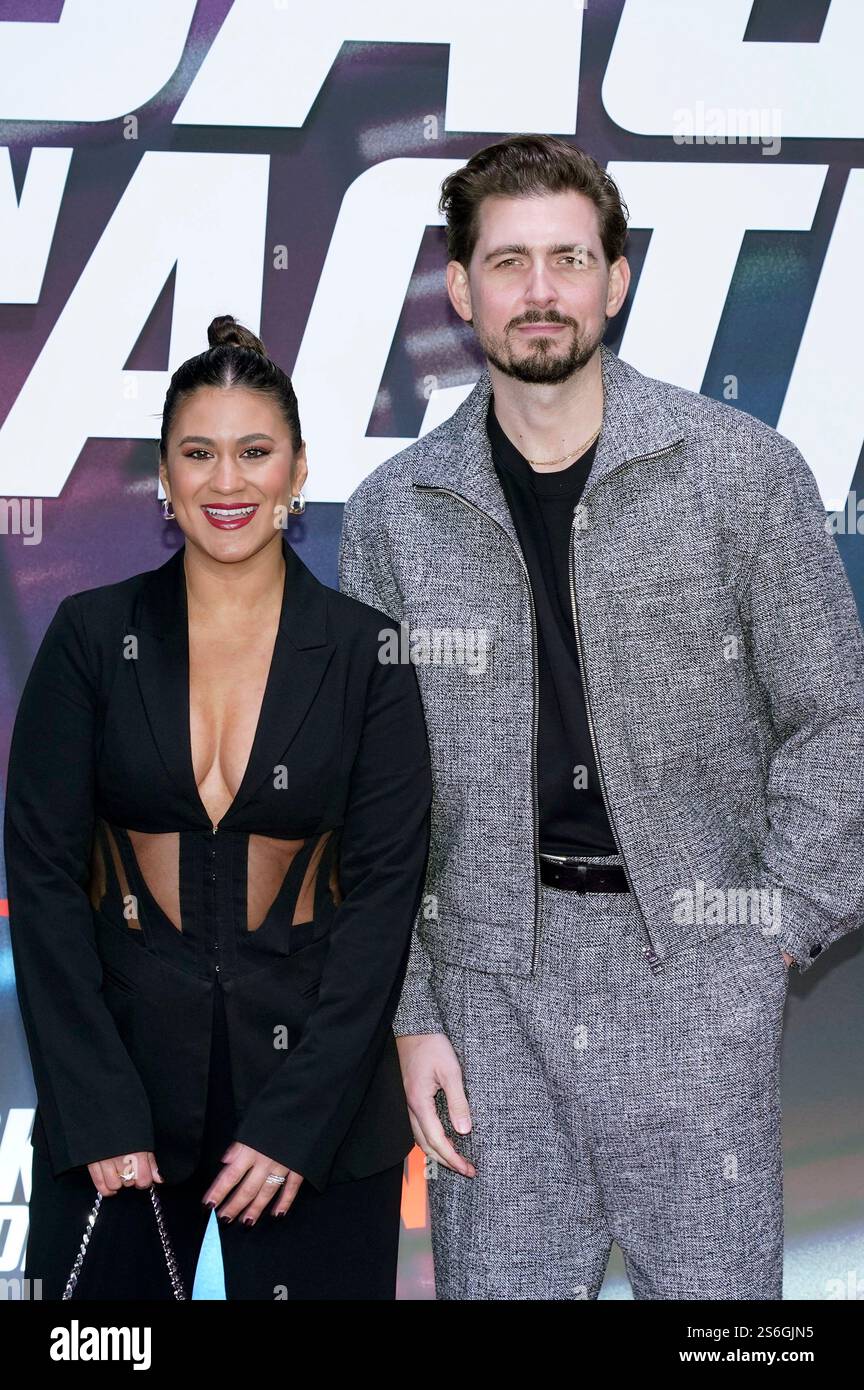 Stephanie Brungs und Christian Wackert beim Screening des Netflix Films 'Back in Action' im Zoo ...