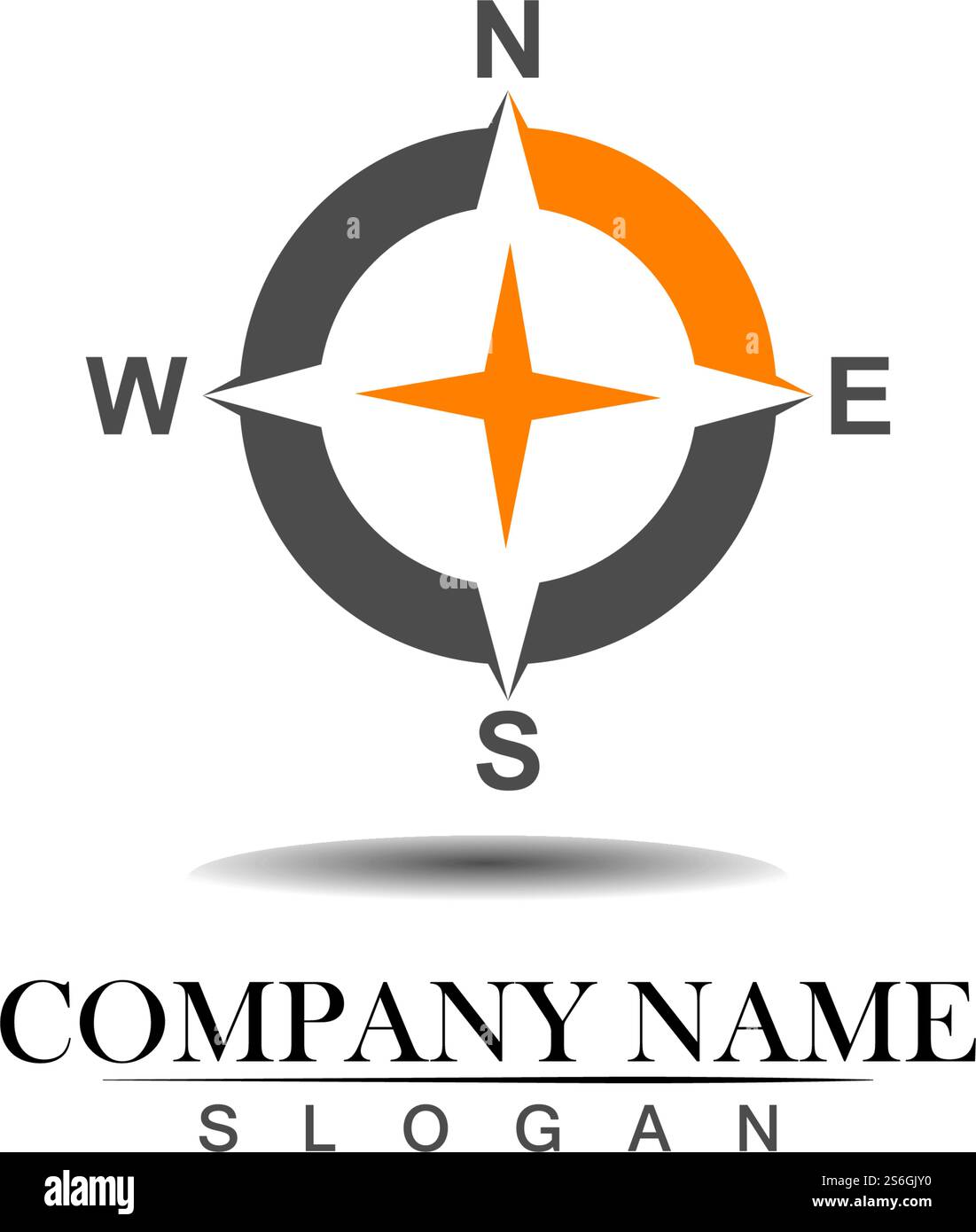 Vector - Compass signs and symbols logo Stock Vector Image & Art - Alamy