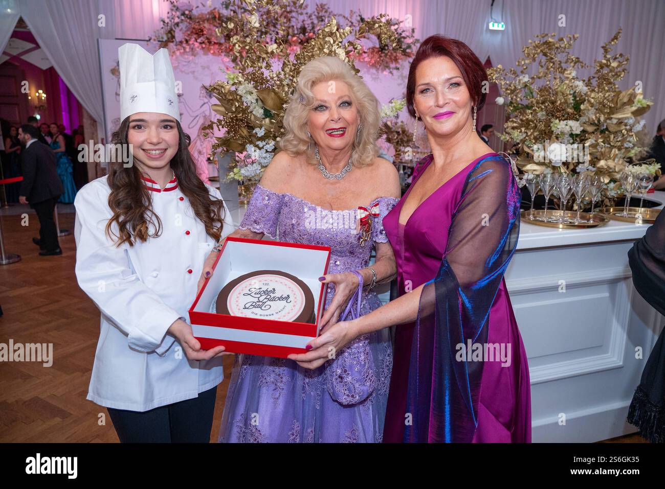 Vienna, Austria. 16th Jan, 2025. Zuckerbäckerball at Wiener Hofburg in ...