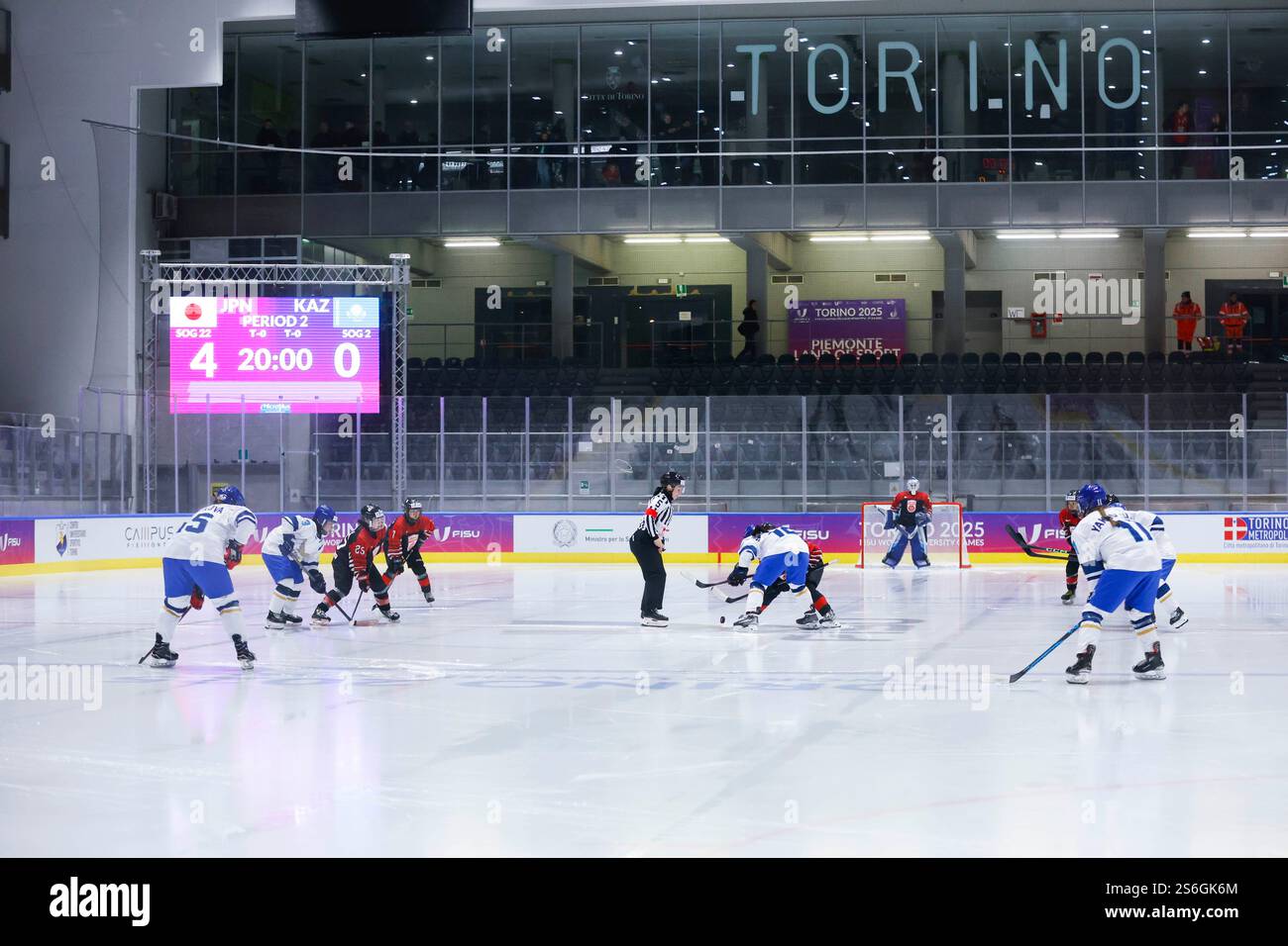Turin, Italy. 12th Jan, 2025. General view Ice Hockey : Women's between ...