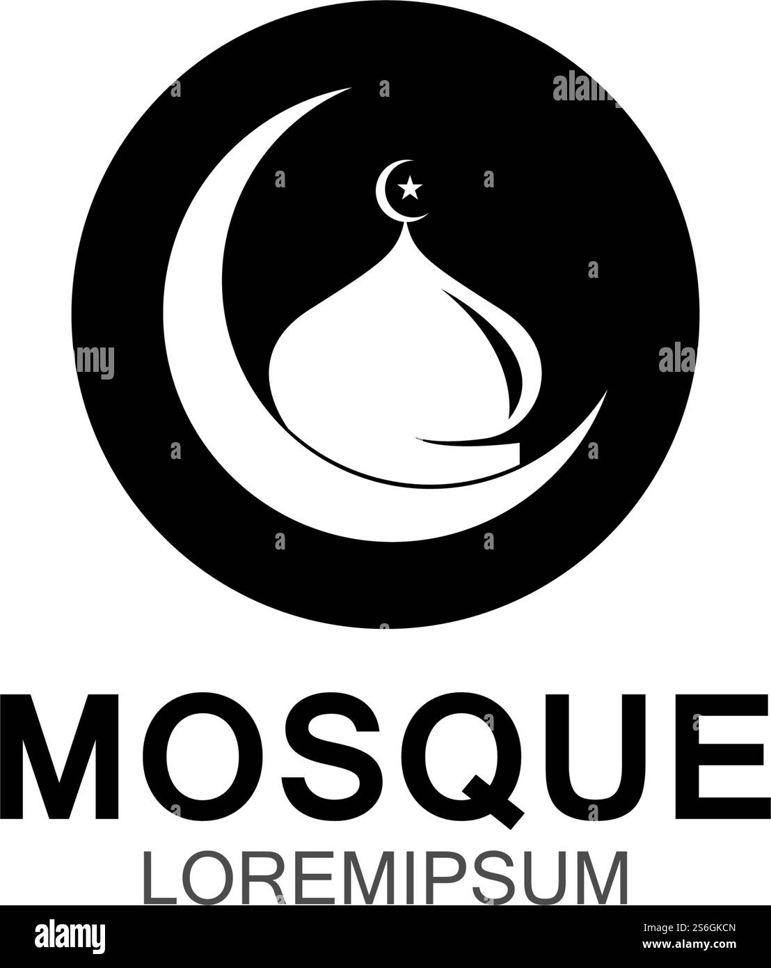 Modern mosque logo symbol or icon template Stock Vector Image & Art - Alamy