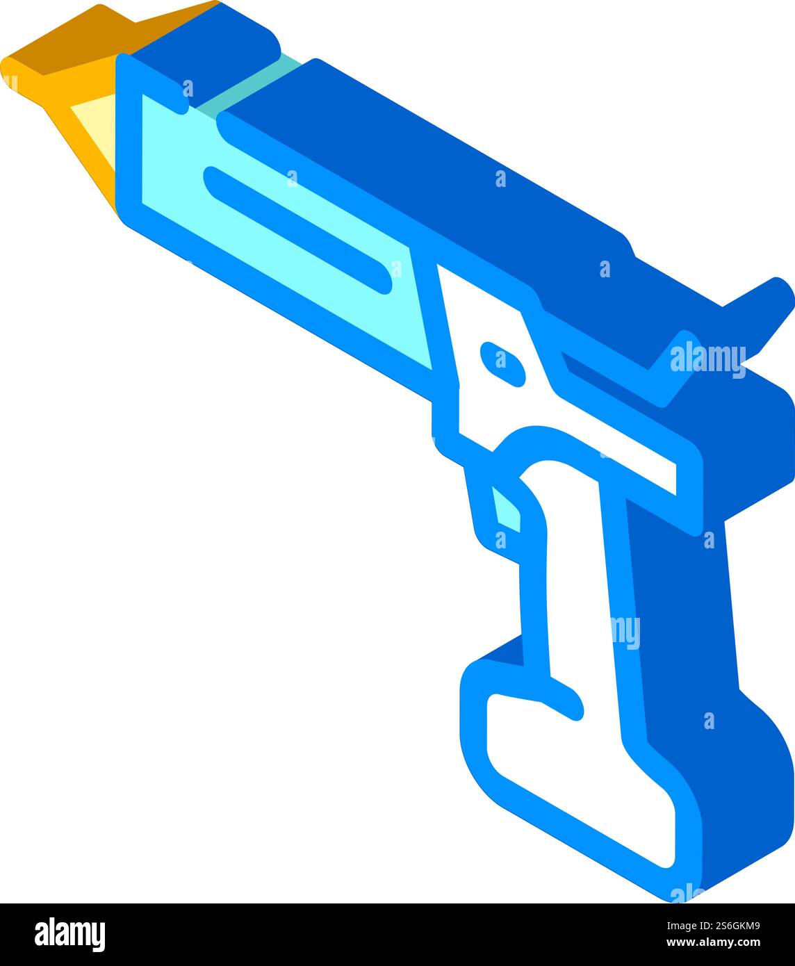 cordless sealant gun tool isometric icon vector. cordless sealant gun ...