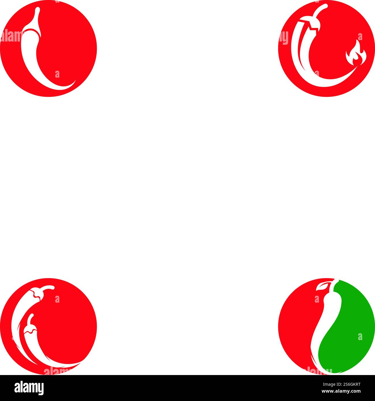 Red hot natural chili icon Template vector Illustration Stock Vector ...