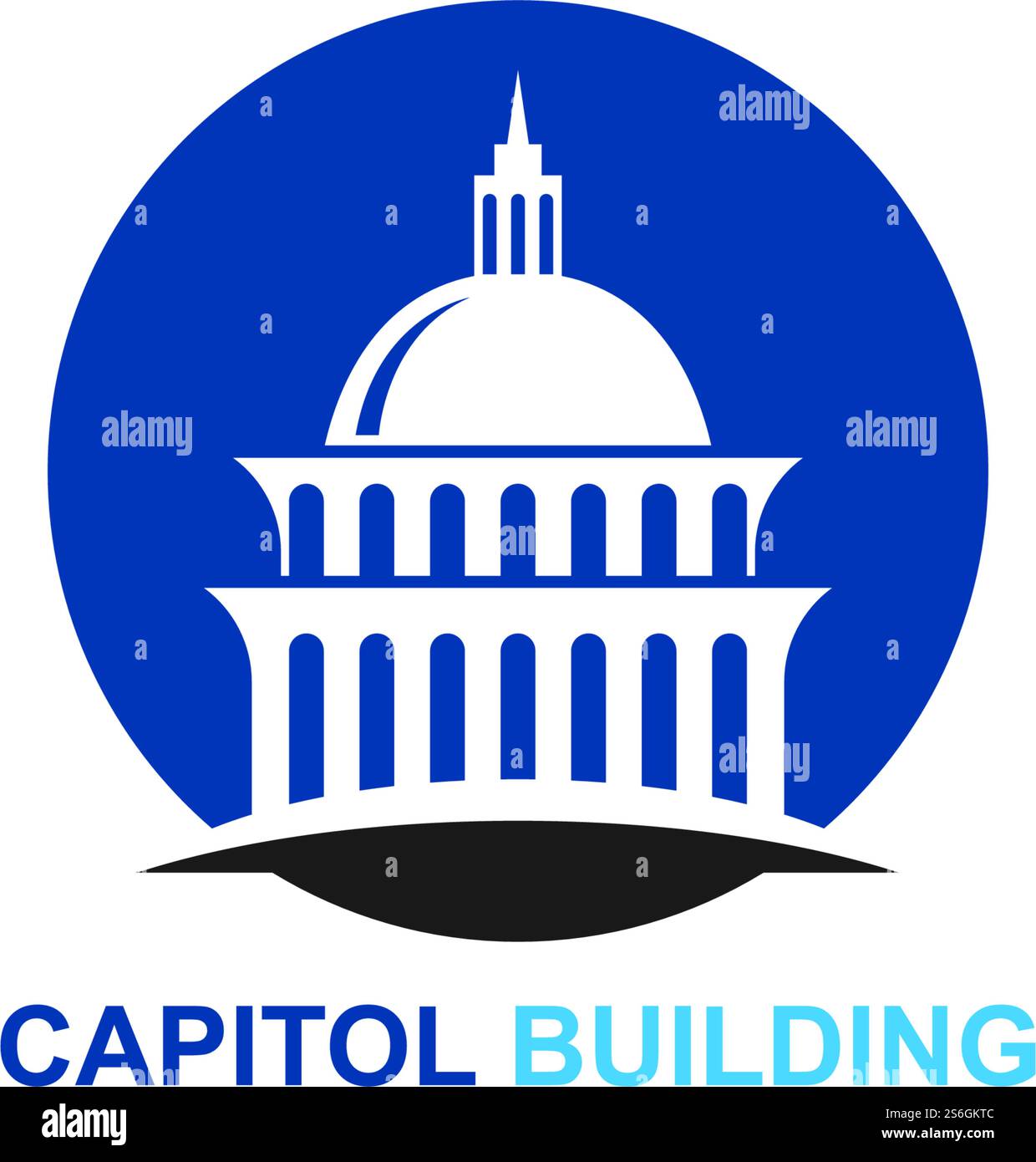 capitol building logo design vector icon Stock Vector Image & Art - Alamy