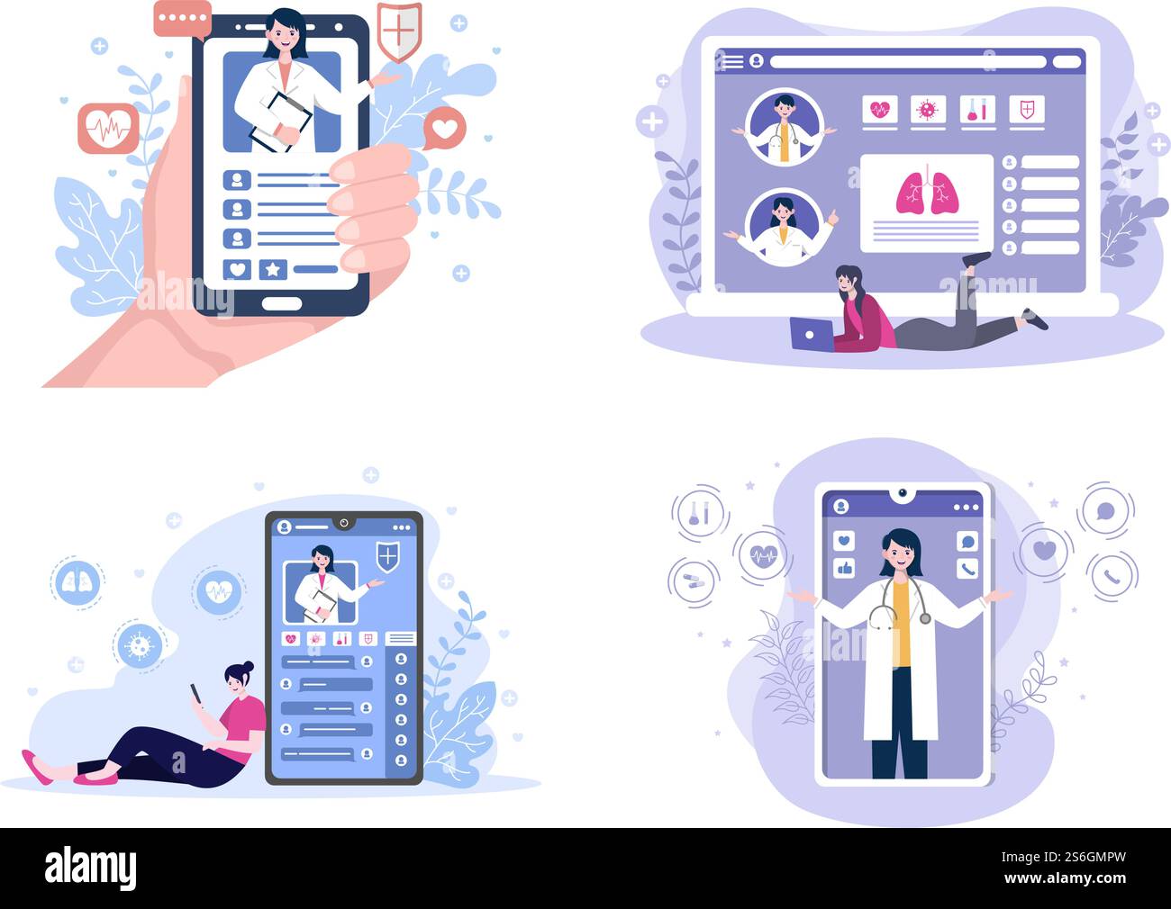 Digital medical teaching Stock Vector Images - Alamy