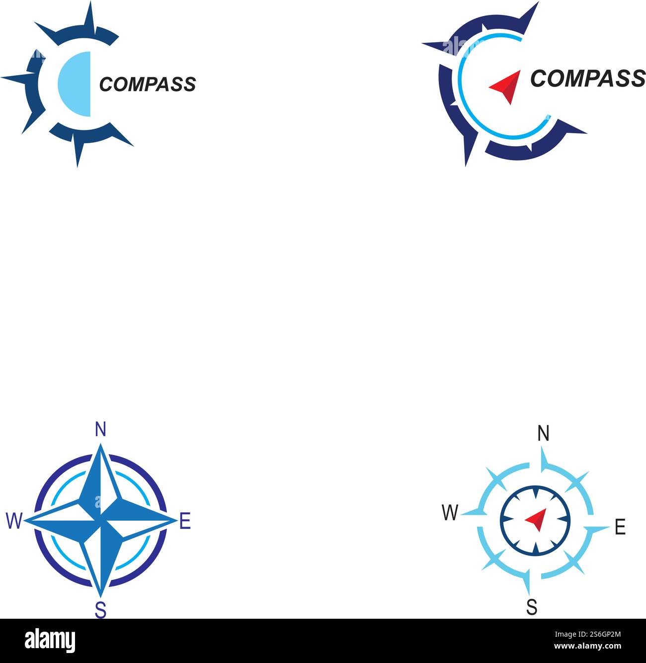 compass icon symbol logo template. outdoor adventure compass logo Stock ...