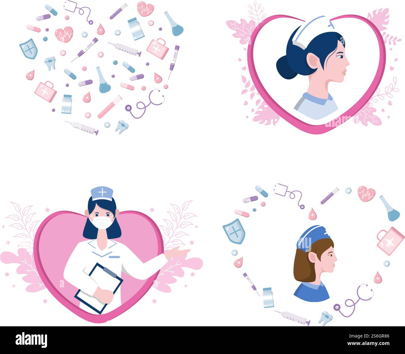 Thank You Doctor and Nurse, Illustration Pack of Thanksgiving To All ...