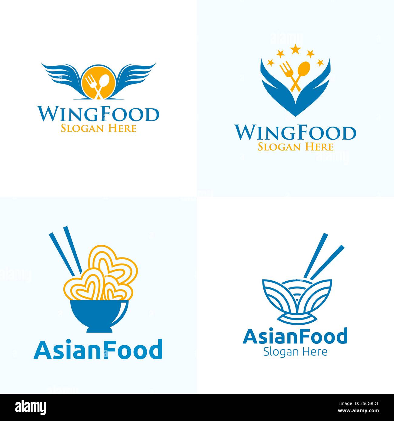 Food Logo Template. Organic Vector Design.for Menu Restaurant or Cafe ...