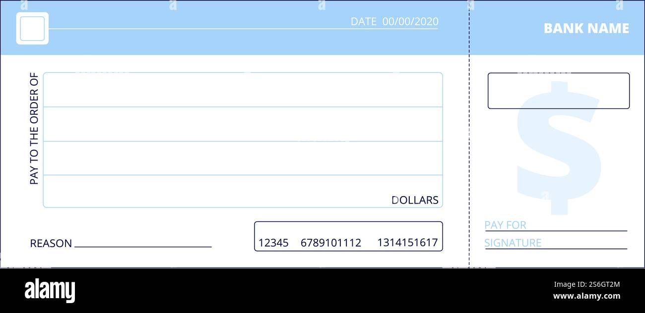 Blank check template business cheque book design bank checking hi-res ...