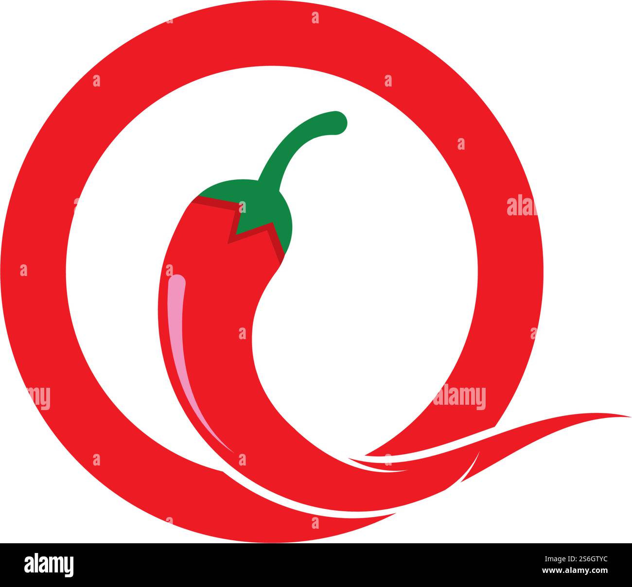 Red hot natural chili icon Template vector Illustration Stock Vector ...