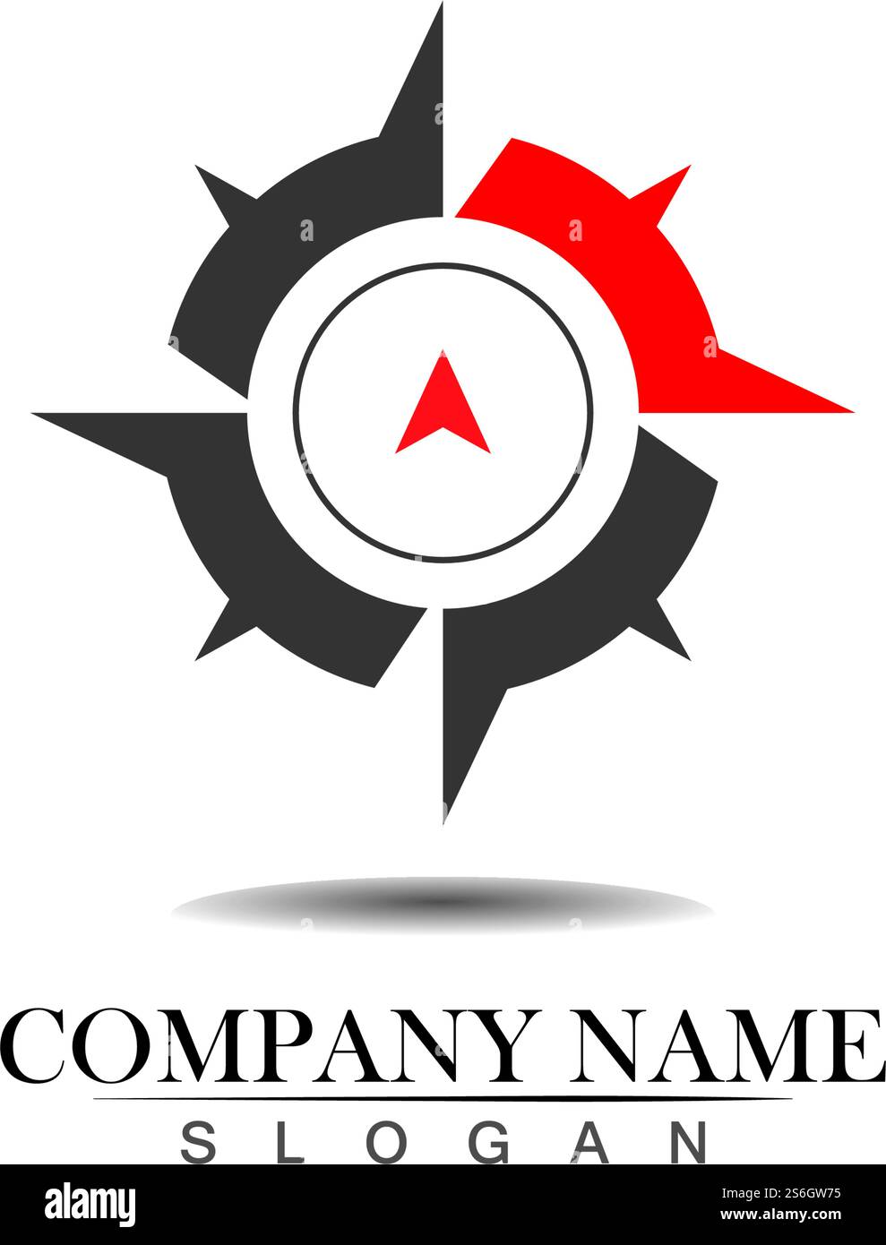 Vector - Compass signs and symbols logo Stock Vector Image & Art - Alamy