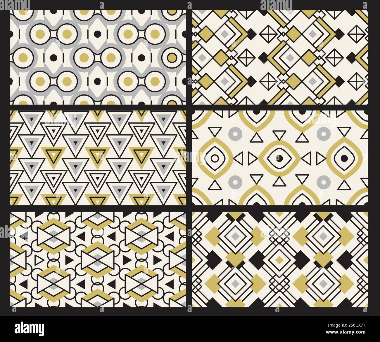 Geometrical pattern. Contemporary textures fabric triangles square ...