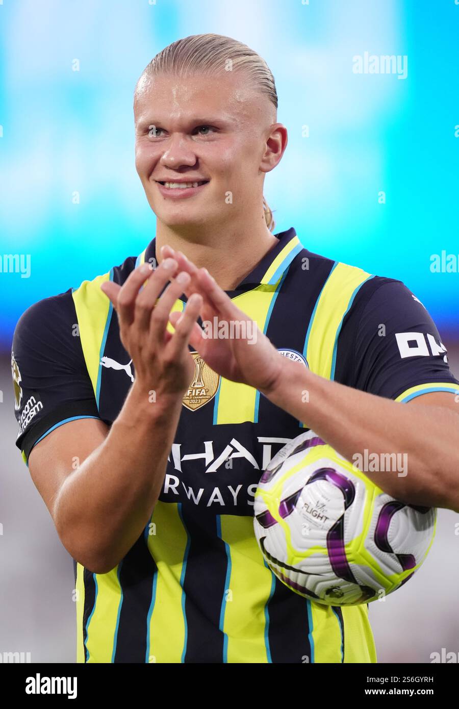 File photo dated 31-08-2024 of Manchester City's Erling Haaland who has ...
