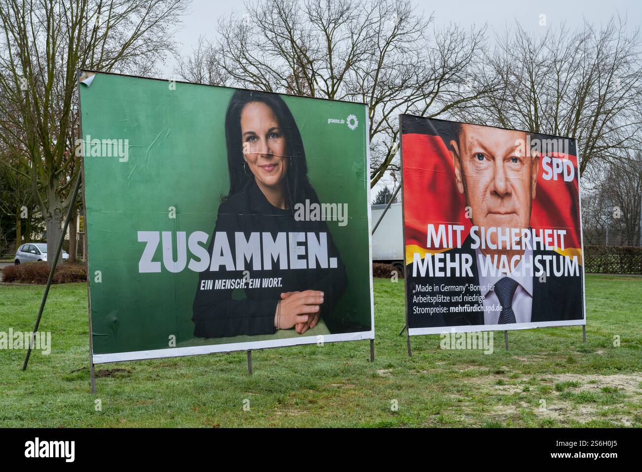 Election poster for the Bundestag elections 2025 Stock Photo - Alamy