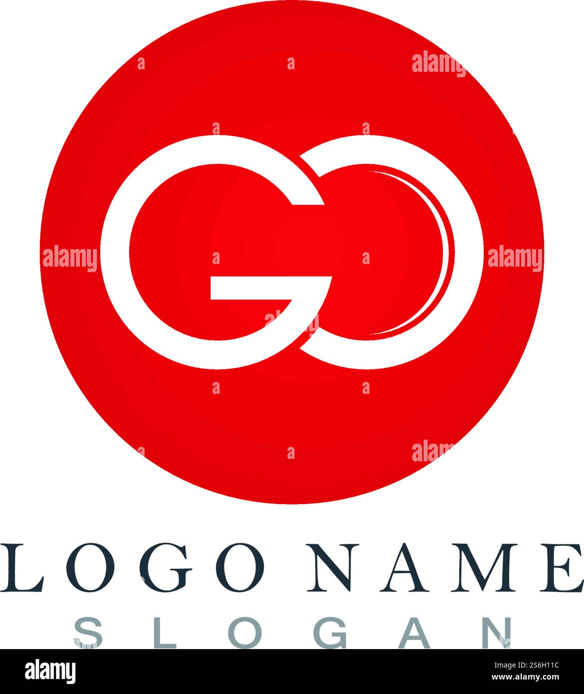 GO Letters Logos Stock Vector Image & Art - Alamy