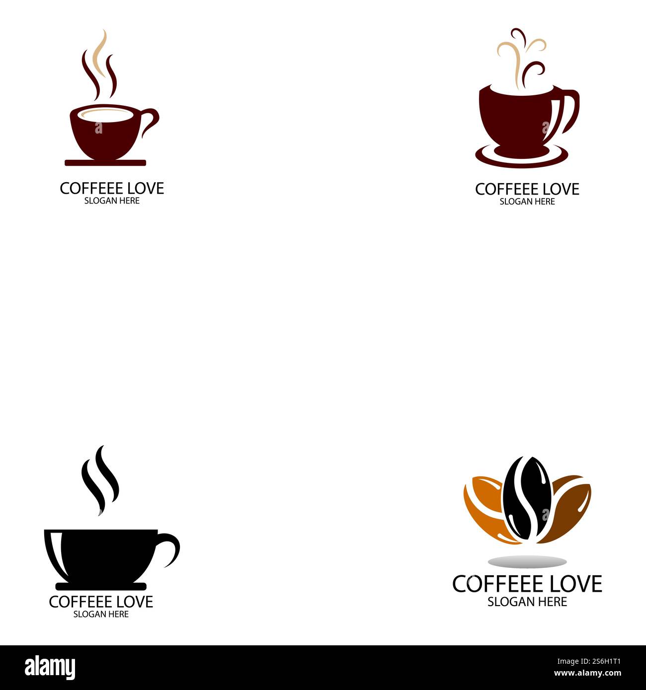 coffee logo icon vector illustration template Stock Vector Image & Art ...