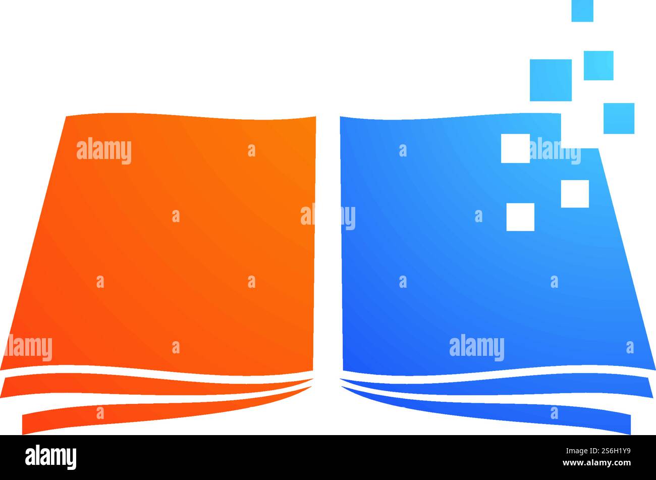 E-book modern digital book design vector Stock Vector Image & Art - Alamy