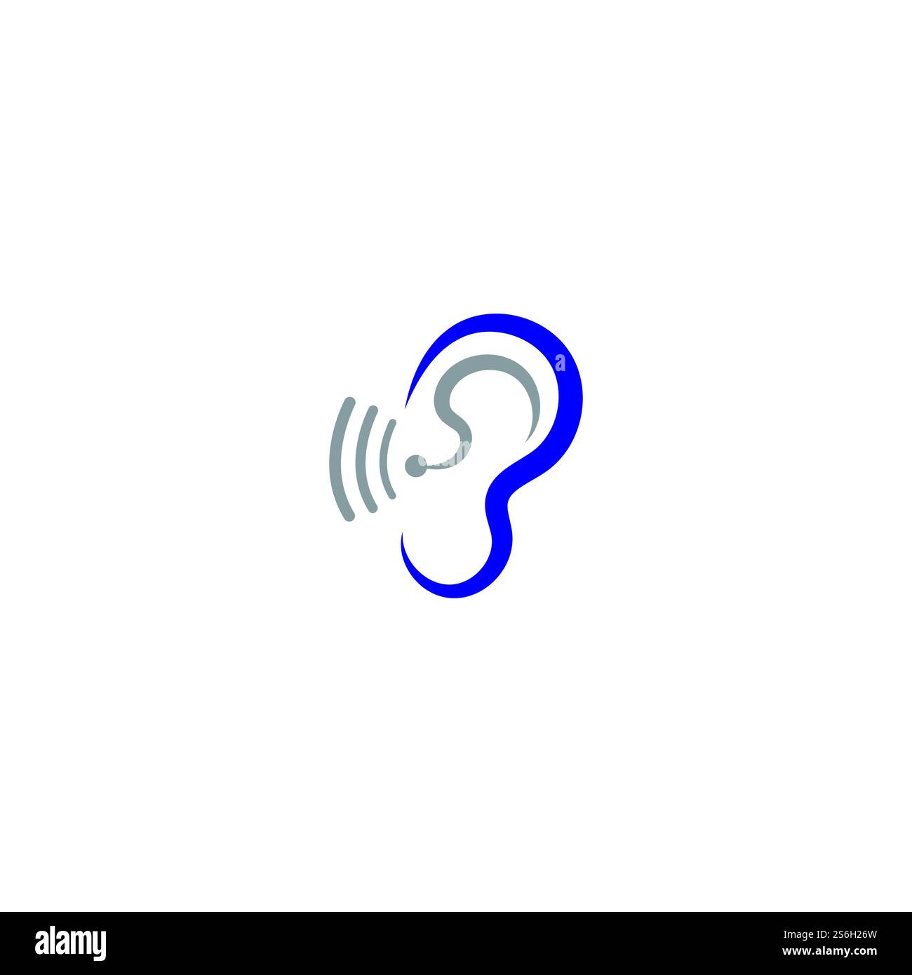 Ear Hearing Logo Icon Vector Stock Vector Image & Art - Alamy