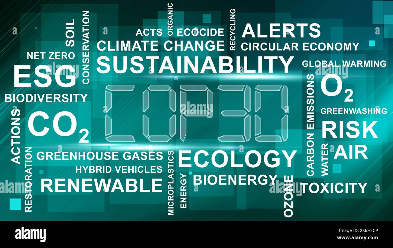 COP30 Illustrative Image Which Describes the Upcoming International ...