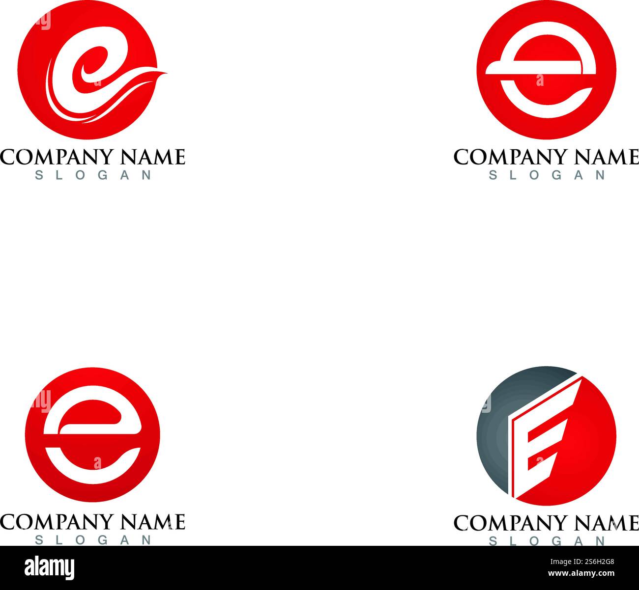 E Letters logos Stock Vector Image & Art - Alamy