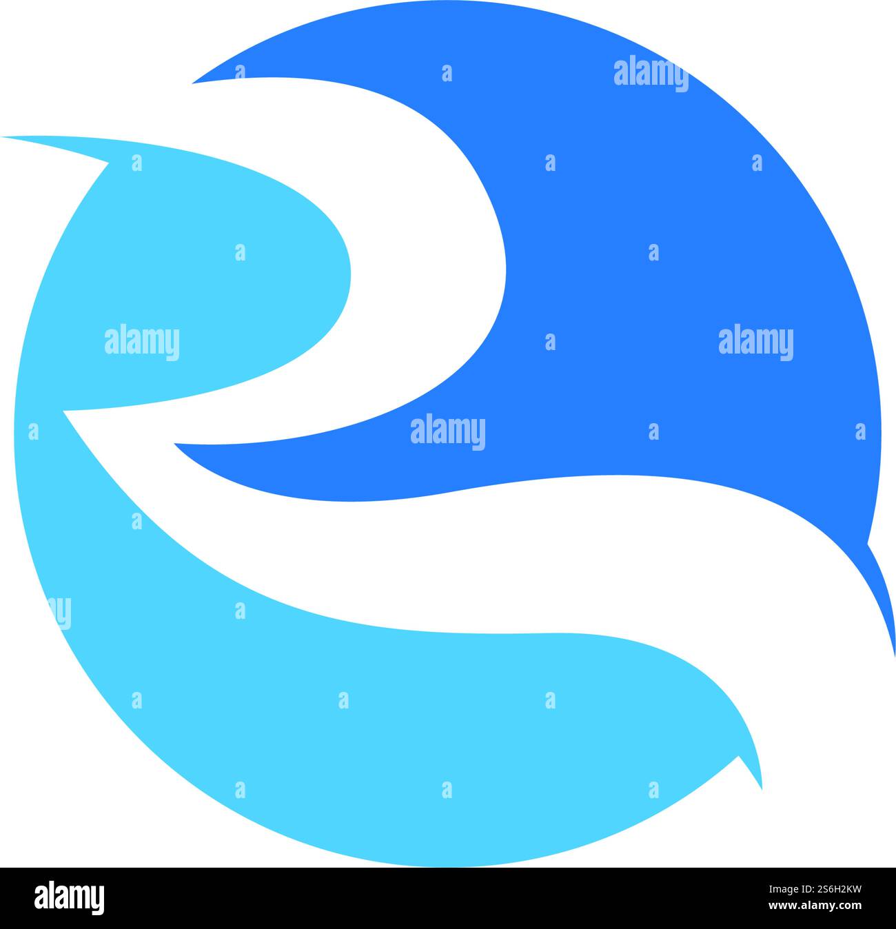 R Letter River Logo Template Stock Vector Image & Art - Alamy