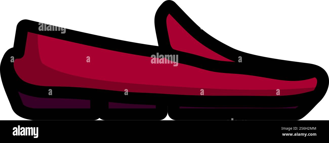 Moccasin Icon. Editable Bold Outline With Color Fill Design. Vector ...