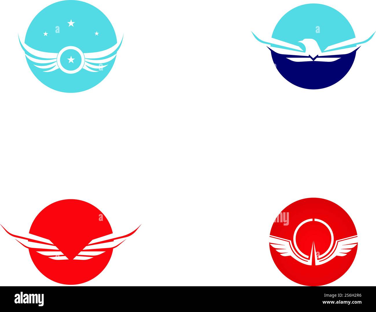 wing logo symbol Stock Vector Image & Art - Alamy