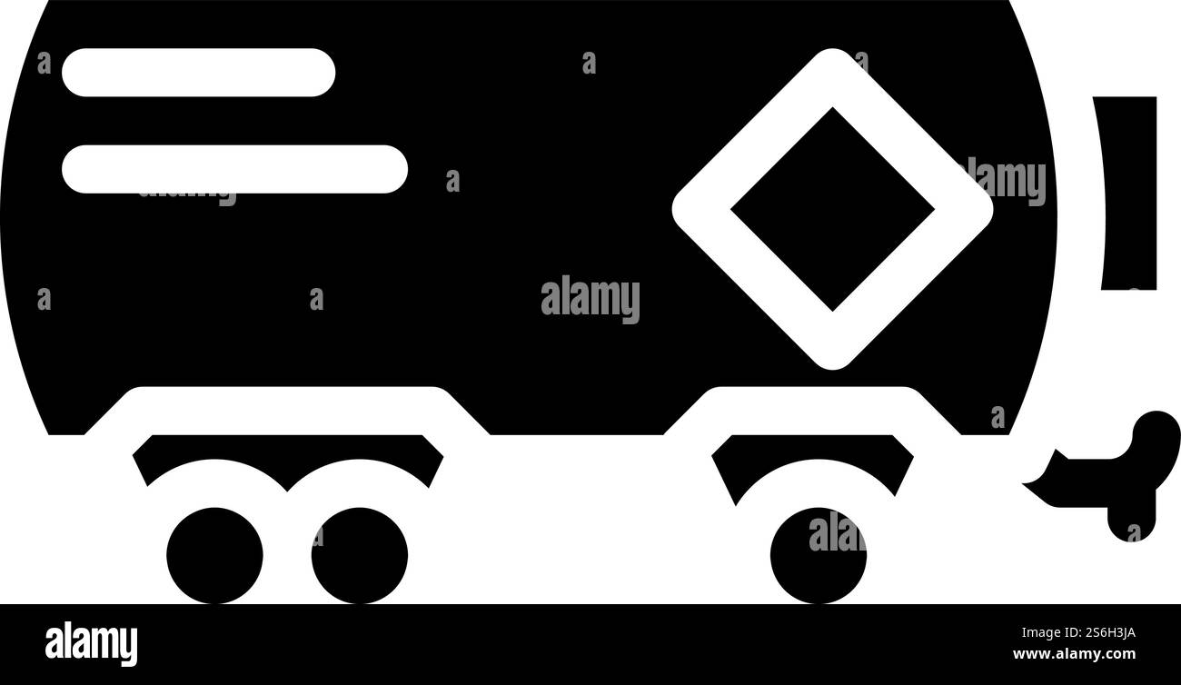 transportation biogas tank glyph icon vector. transportation biogas ...