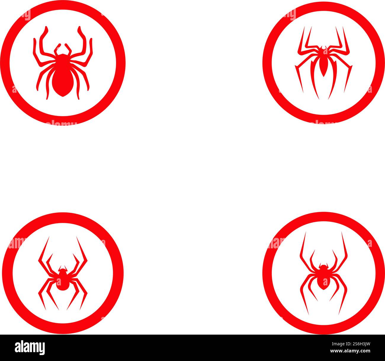 Spider logo and symbols template icons Stock Vector Image & Art - Alamy