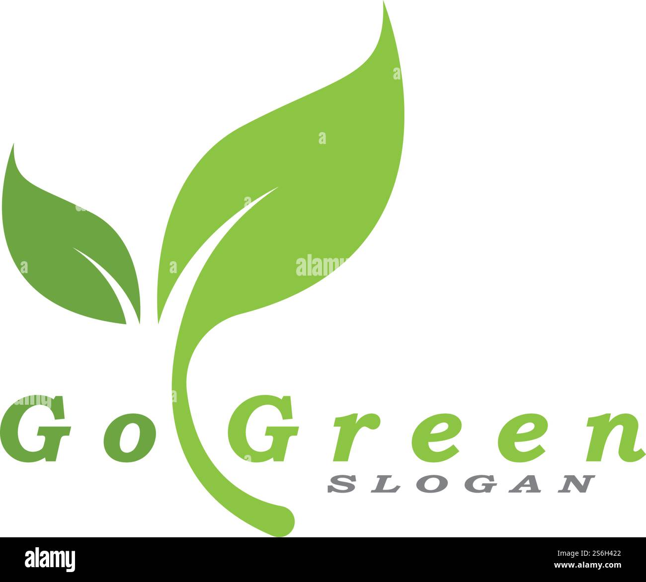 Go green logos and symbol Stock Vector Image & Art - Alamy
