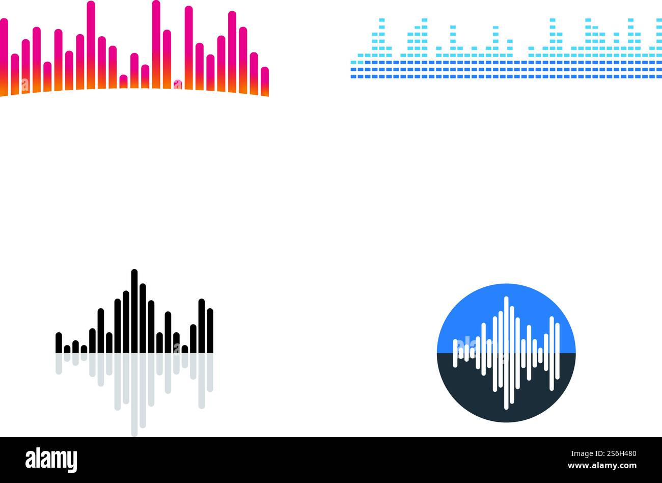 Sound wave illustration - Vector Stock Vector Image & Art - Alamy