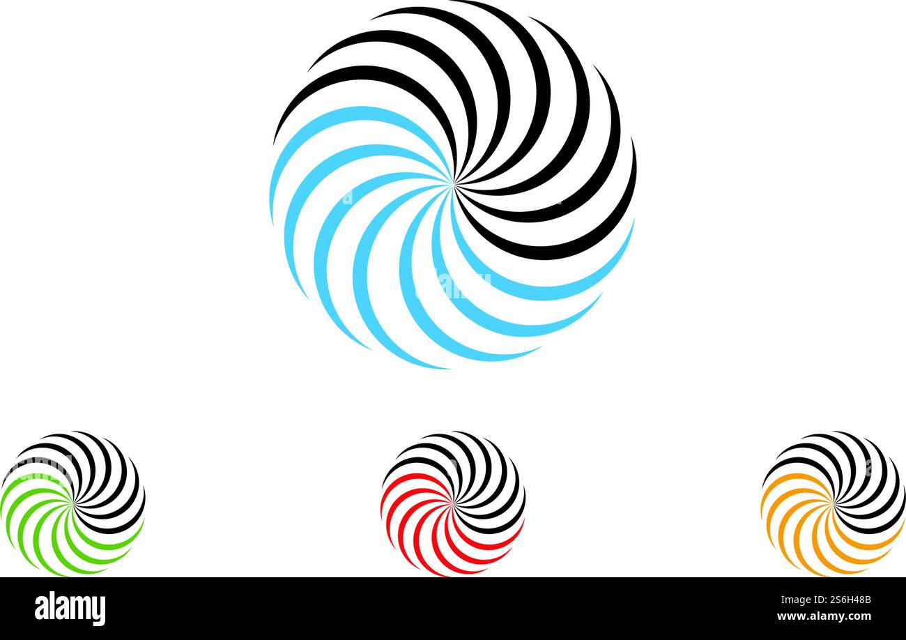 Vortex Logo Template Stock Vector Image & Art - Alamy